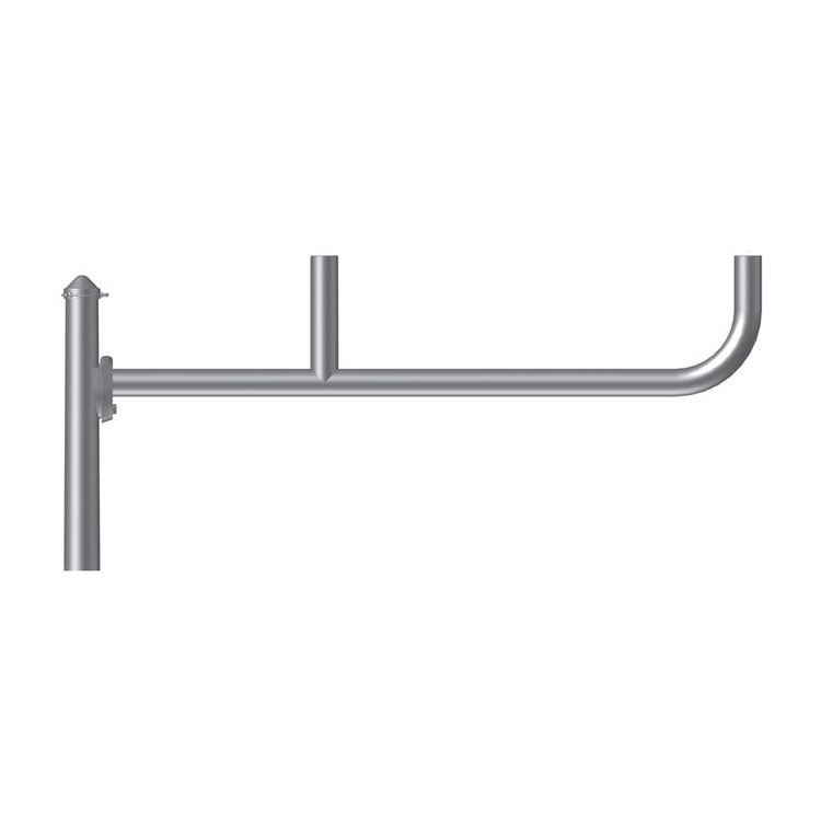Steel Bullhorn Light Pole Mounting Brackets & Arms | LightPolesPlus.com ...