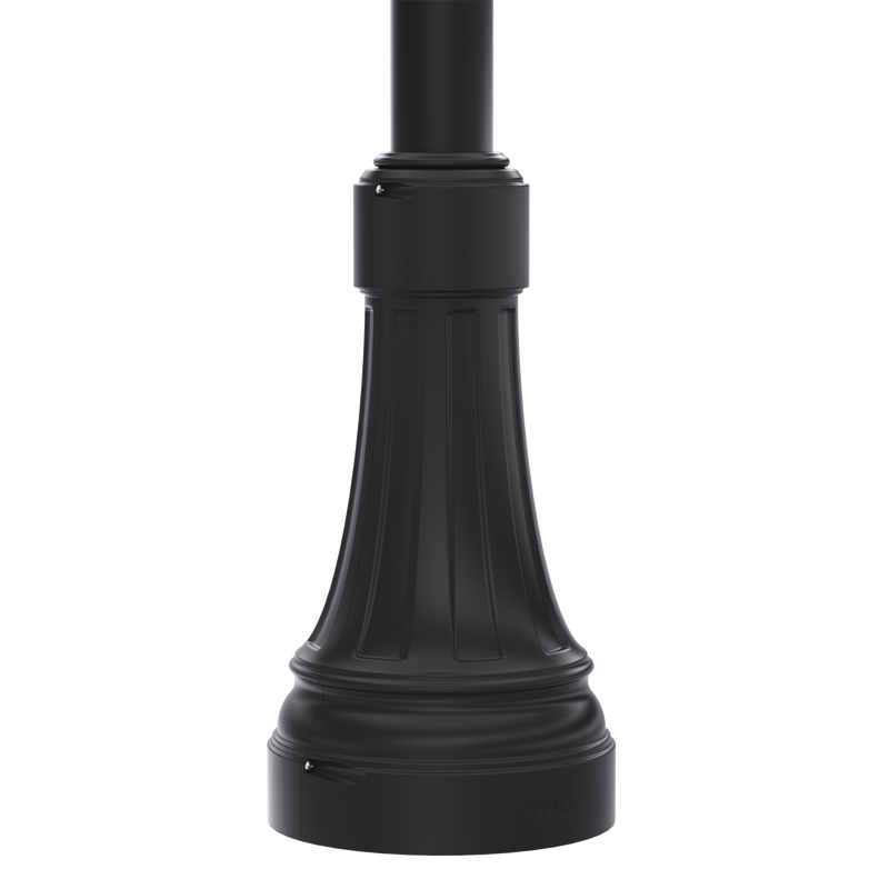 CL3 Decorative Clamshell Light Pole Base Cover for 4" Round Light Poles ...