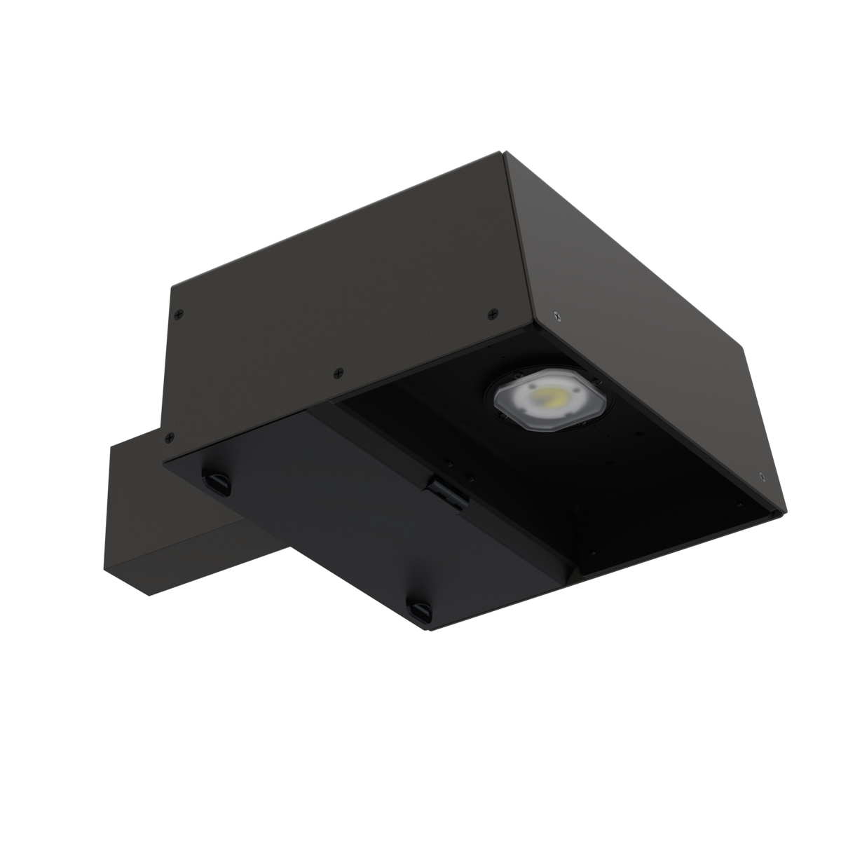 80W, NAFCO® Small SHX Shoebox LED Light Fixture, 12760 Lumens ...