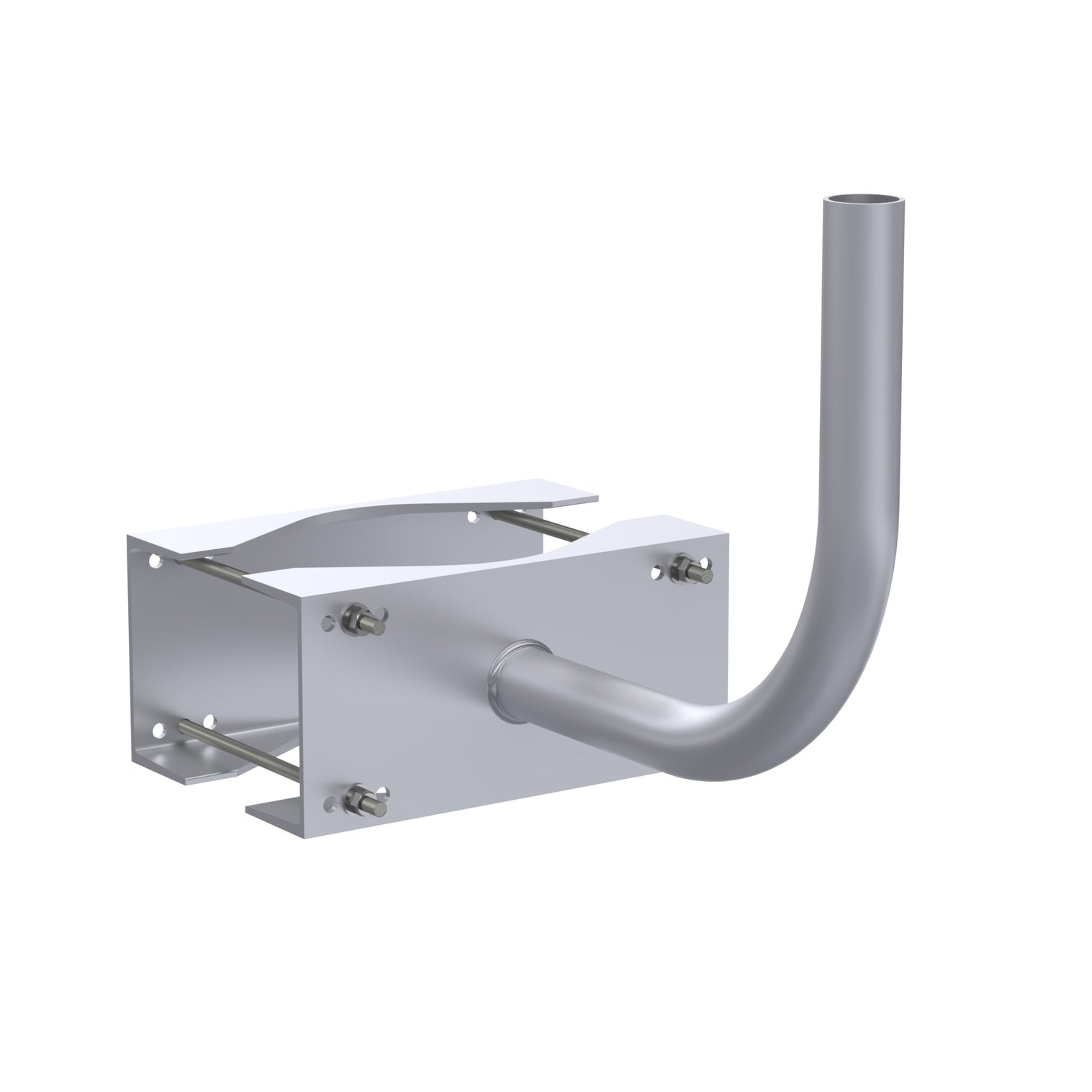 Single 2.38” OD Bullhorn, Clamp Mount | LightPolesPlus.com – Light ...