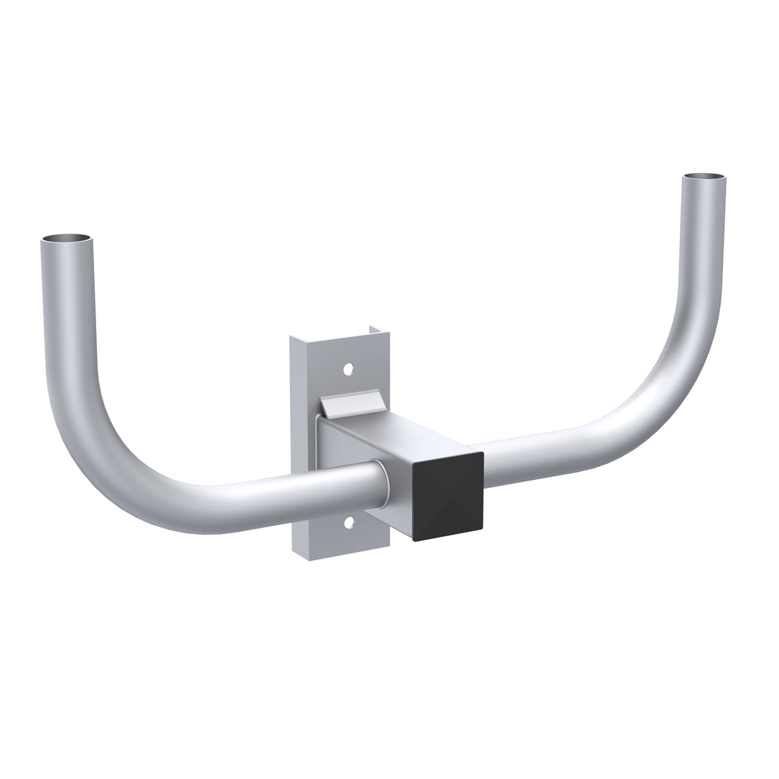 2 @ 180deg. Fixture Mount, Aluminum Bullhorn Bracket, Wood Pole or ...