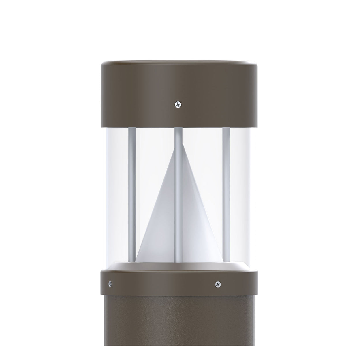 20W, WiLLstudio Round Flat Top Bollard LED Light Fixture, 3000 Lumens ...