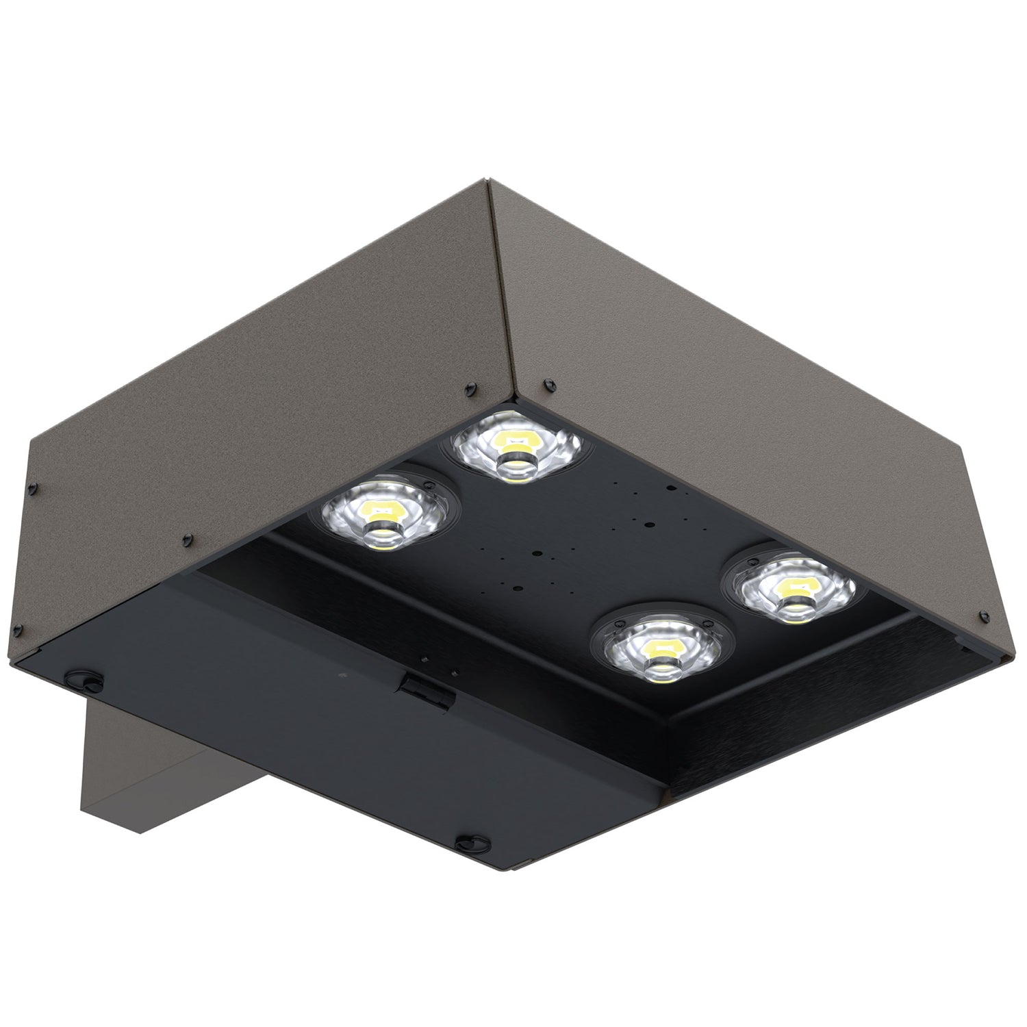 80W, NAFCO® Small SHX Shoebox LED Light Fixture, 13500 Lumens ...