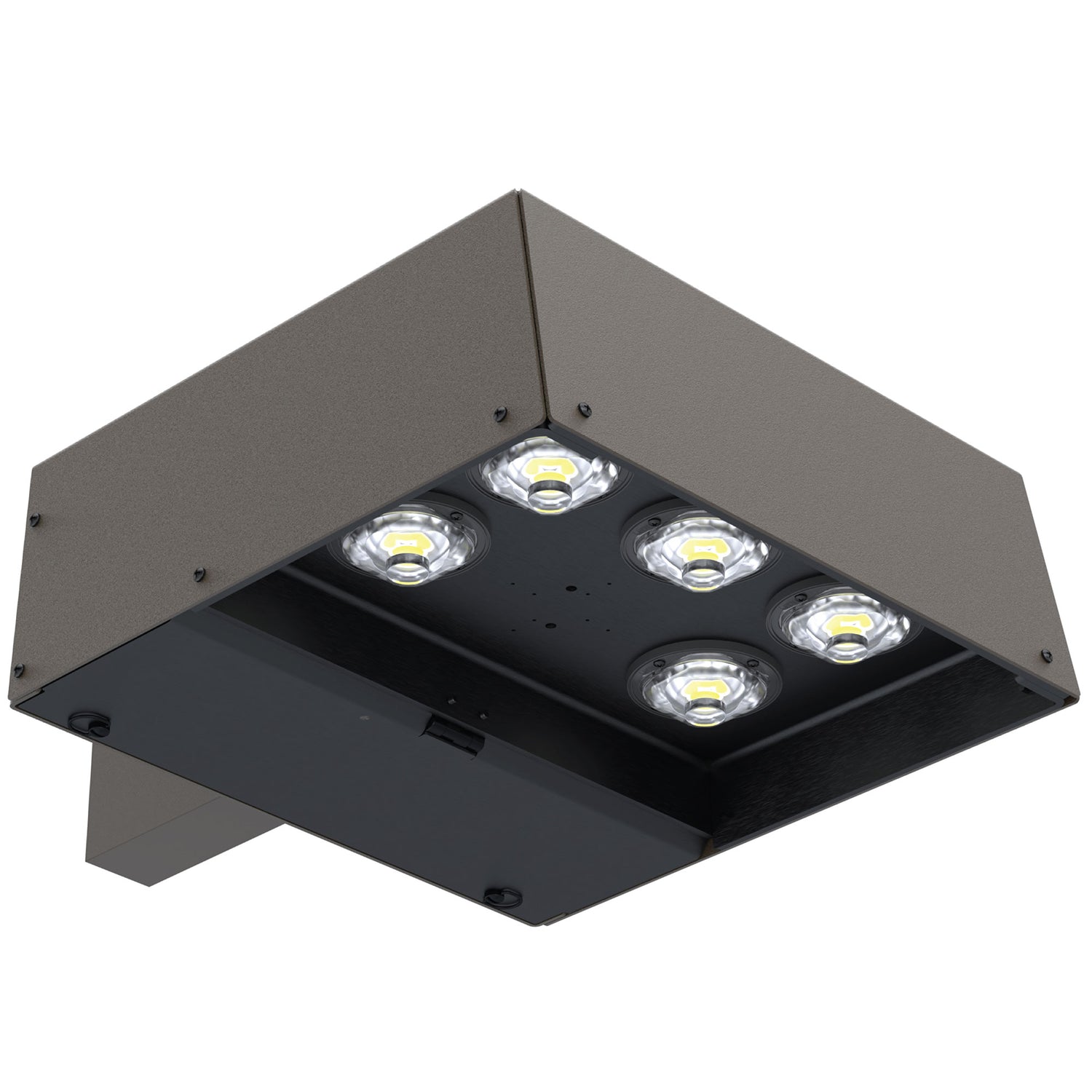 80W, NAFCO® Small SHX Shoebox LED Light Fixture, 13500 Lumens ...