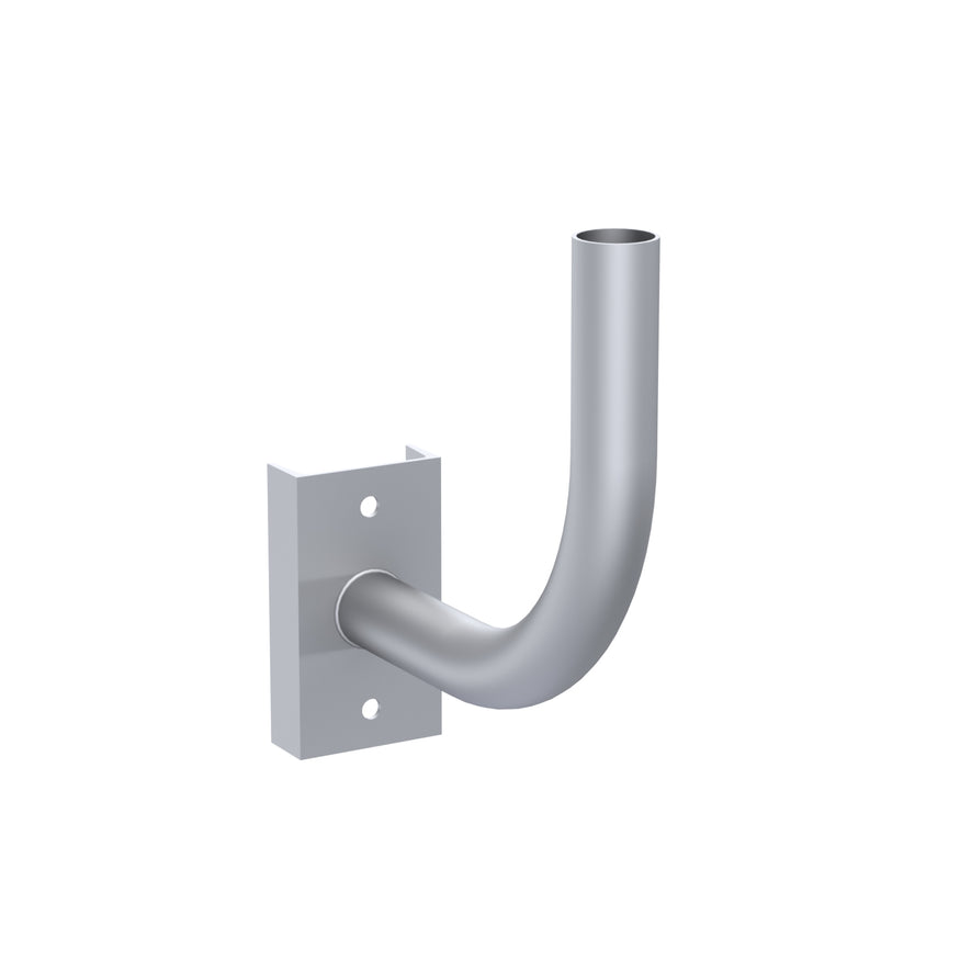 Aluminum Bullhorn Light Pole Mounting Brackets & Arms | LightPolesPlus ...